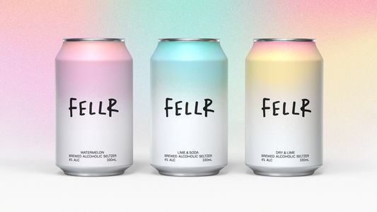 FELLR Brewed Alcoholic Seltzer by FELLR - Pozible