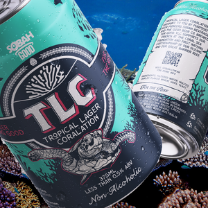 Beer Doing Good For The Reef by SobahGood Tropical Lager Coral'ation ...