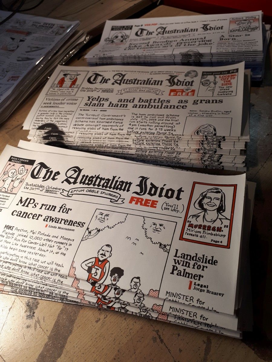 The Australian Idiot - Issue 5 by Ben Hutcho - Pozible