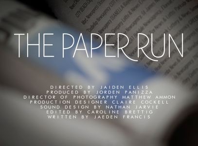 The Paper Run by Jorden Panizza - Pozible